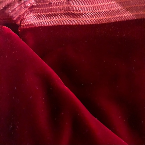 Fabric Place | Office | Velvet Fabric Ruby Red 34 Yd Thick Luxurious ...